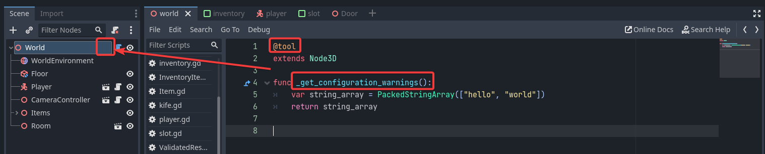 _get_configuration_warning not working · Issue #75573 · godotengine/godot · GitHub