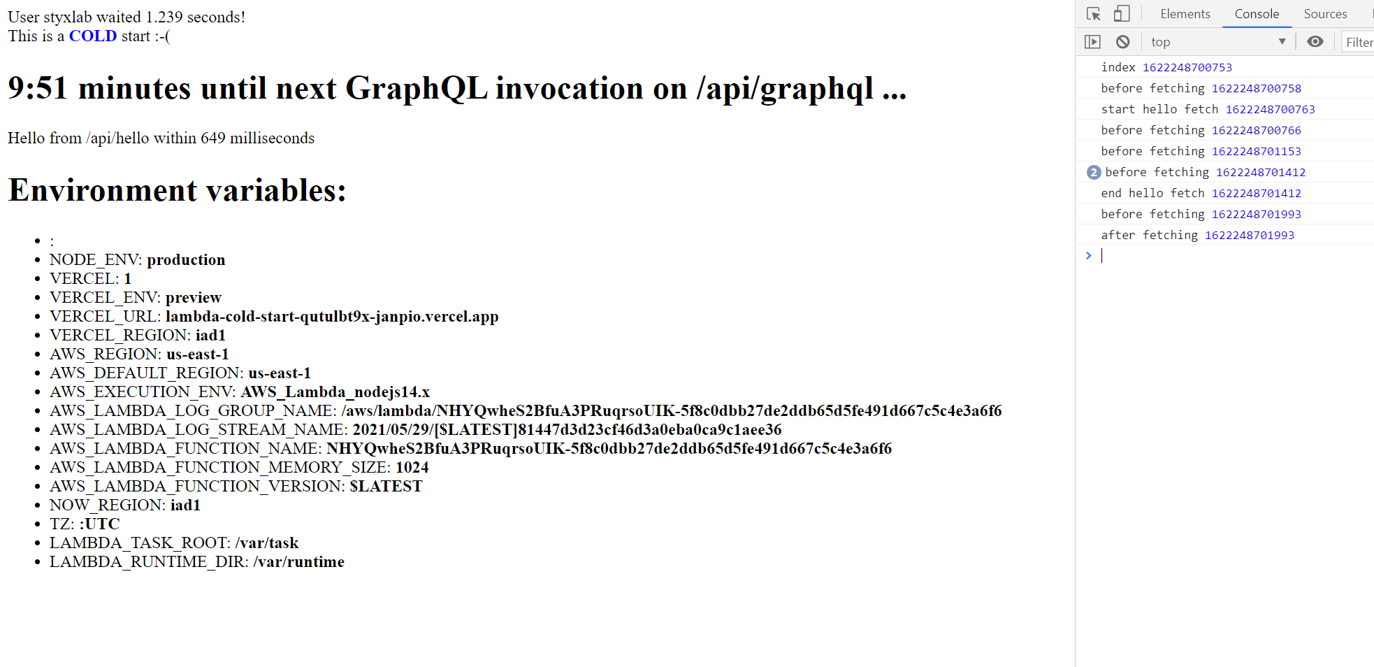 Slow queries with Prisma + Nexus + GraphQL on Vercel due to lambda cold starts · Issue #7303 ...