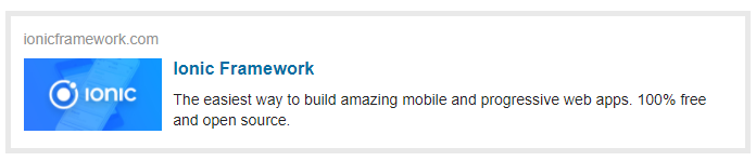 Ionic Native Pages Use Default Text For Link Preview · Issue 1253 · Ionic Teamionic Site · Github