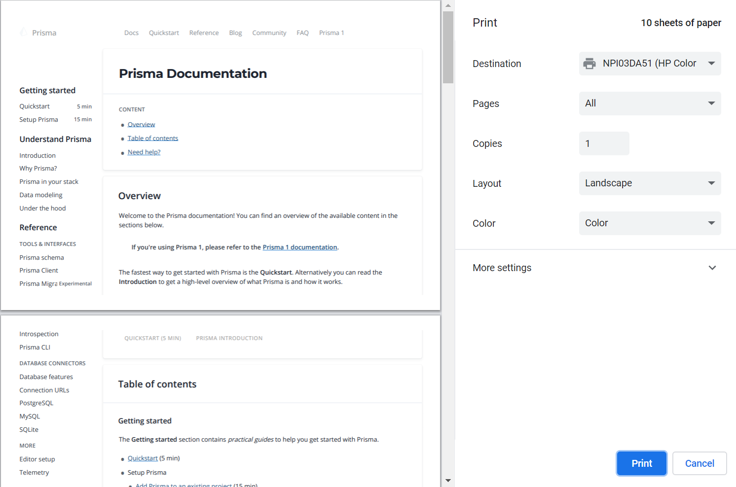 Print Stylesheet · Issue #130 · prisma/docs · GitHub