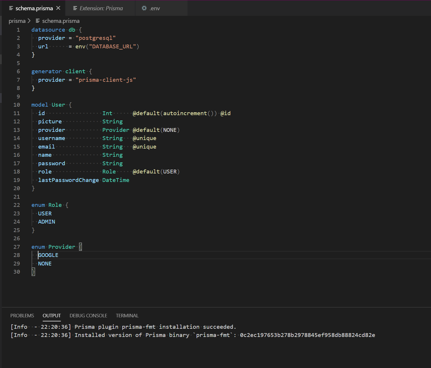VSCode extension errors when linting .prisma file · Issue #140 · prisma/language-tools · GitHub