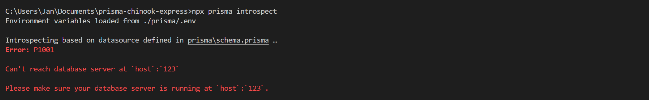 Mysql Unreachable Database Host Leads To Unknown Error · Issue 2750 · Prismaprisma · Github 0395