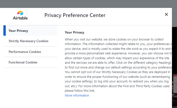 Elements from window Cookies Settings out of the window · Issue #350 · Airtable/airtable.js · GitHub