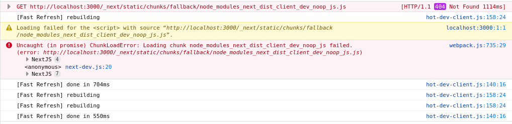 Dev mode keeps refreshing · Issue #29184 · vercel/next.js · GitHub