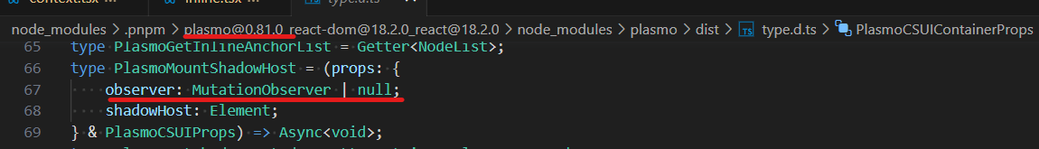[BUG] Wrong type for PlasmoMountShadowHost · Issue #700 · PlasmoHQ/plasmo · GitHub