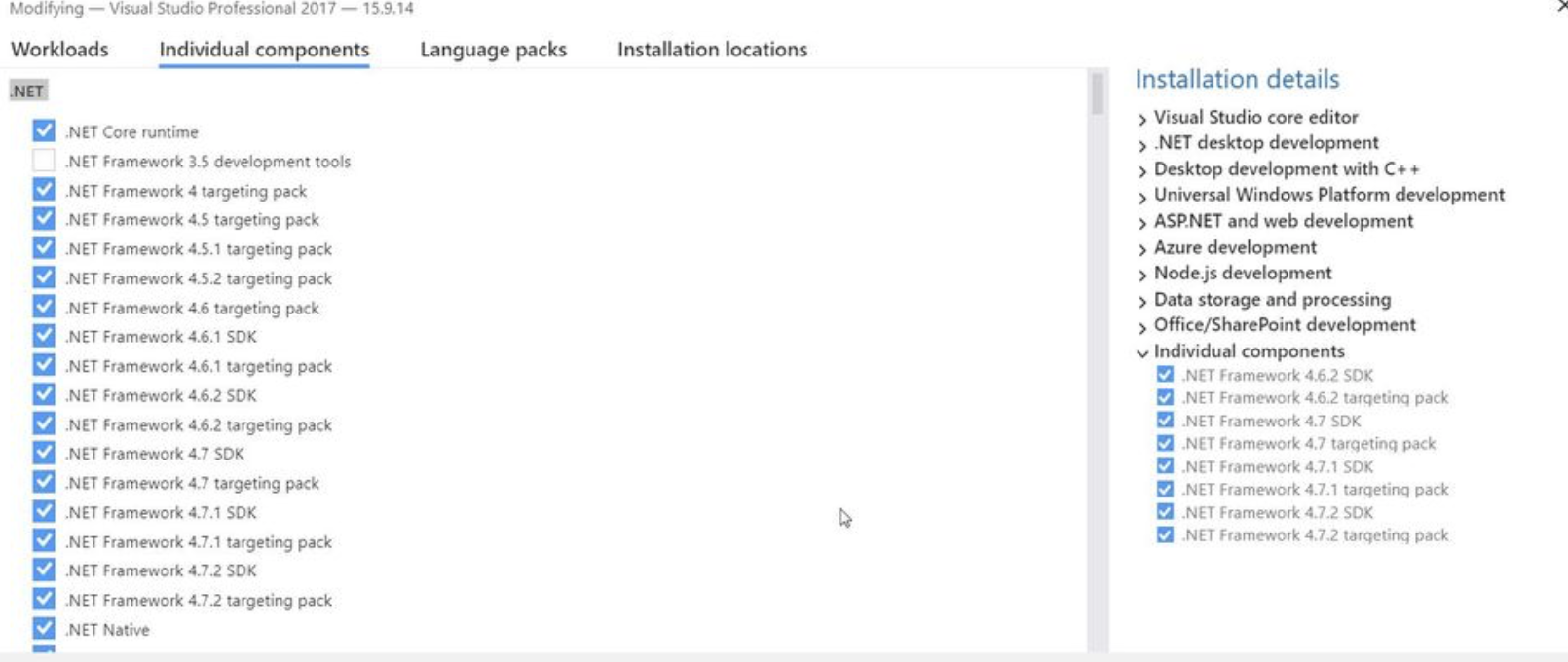 Issues running and importing the code in visual studio 2019 on Windows ...