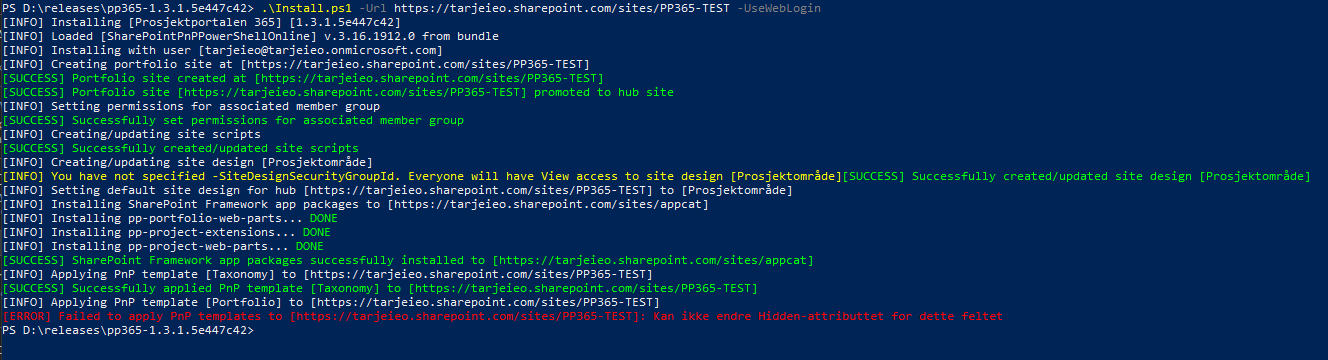 Issue with installing PP365 13.1 · Issue #622 · Puzzlepart ...