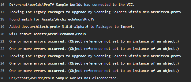 Bug 210 Vcc Fails To Import A Vpm Asset Vauge Error Output