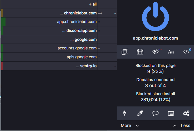 app.chroniclebot.com: breakage · Issue #15171 · uBlockOrigin/uAssets · GitHub