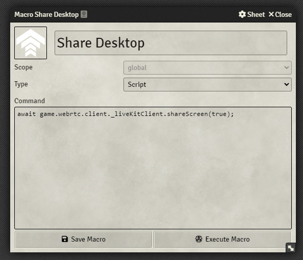 Add screen share functionality · Issue #48 · bekriebel/fvtt-module-avclient-livekit · GitHub