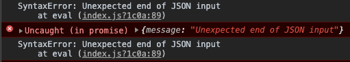 Taro.requset delete 方法返回 SyntaxError: Unexpected end of JSON input 错误 · Issue #5502 · NervJS ...