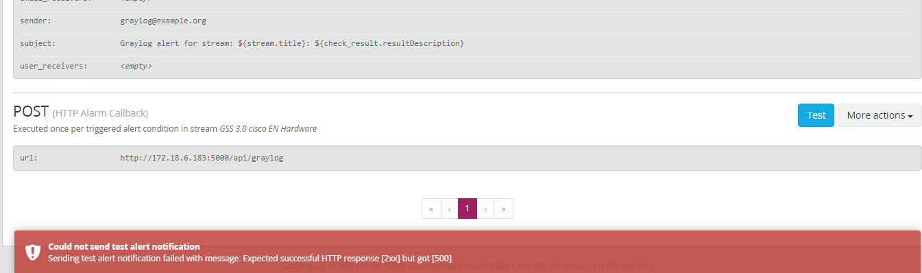 Alert Callback Body Are To Large Causing Failed In V232 · Issue 14411 · Graylog2 