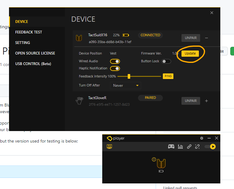 Bluetooth pairing issue with Pico Neo3 · Issue #199 · bhaptics/haptic-library · GitHub