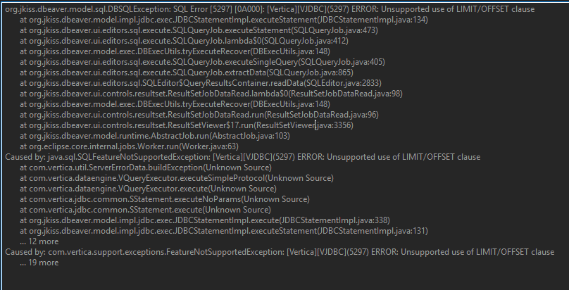 unable to close session in Vertica with new version · Issue #6722 · dbeaver/dbeaver · GitHub