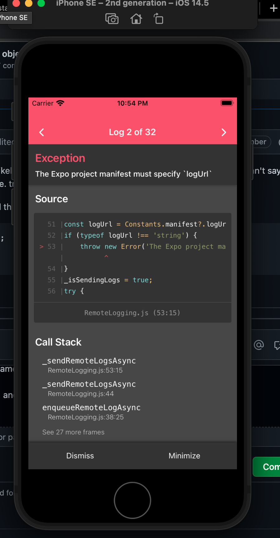 Uncaught Error Typeerror Null Is Not An Object Evaluating Manifest