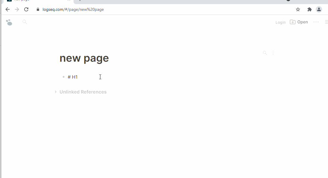 Cannot create heading as child of existing heading · Issue #2216 · logseq/logseq · GitHub