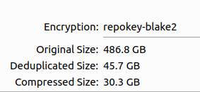 Deduplicated and Compressed sizes in the UI is wrong · Issue #472 · borgbase/vorta · GitHub