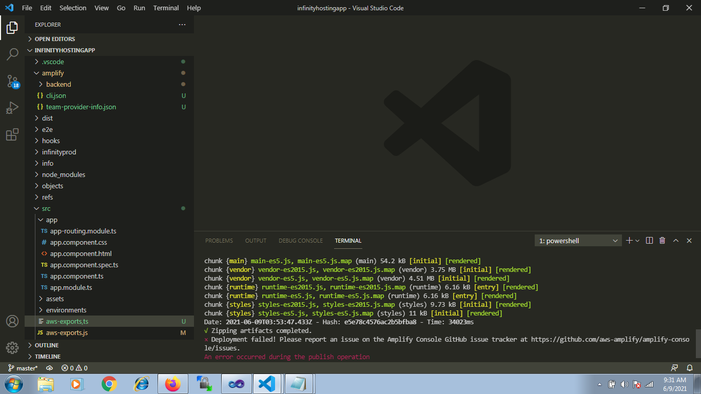 Deployment Failed · Issue 1934 · Aws Amplifyamplify Hosting · Github