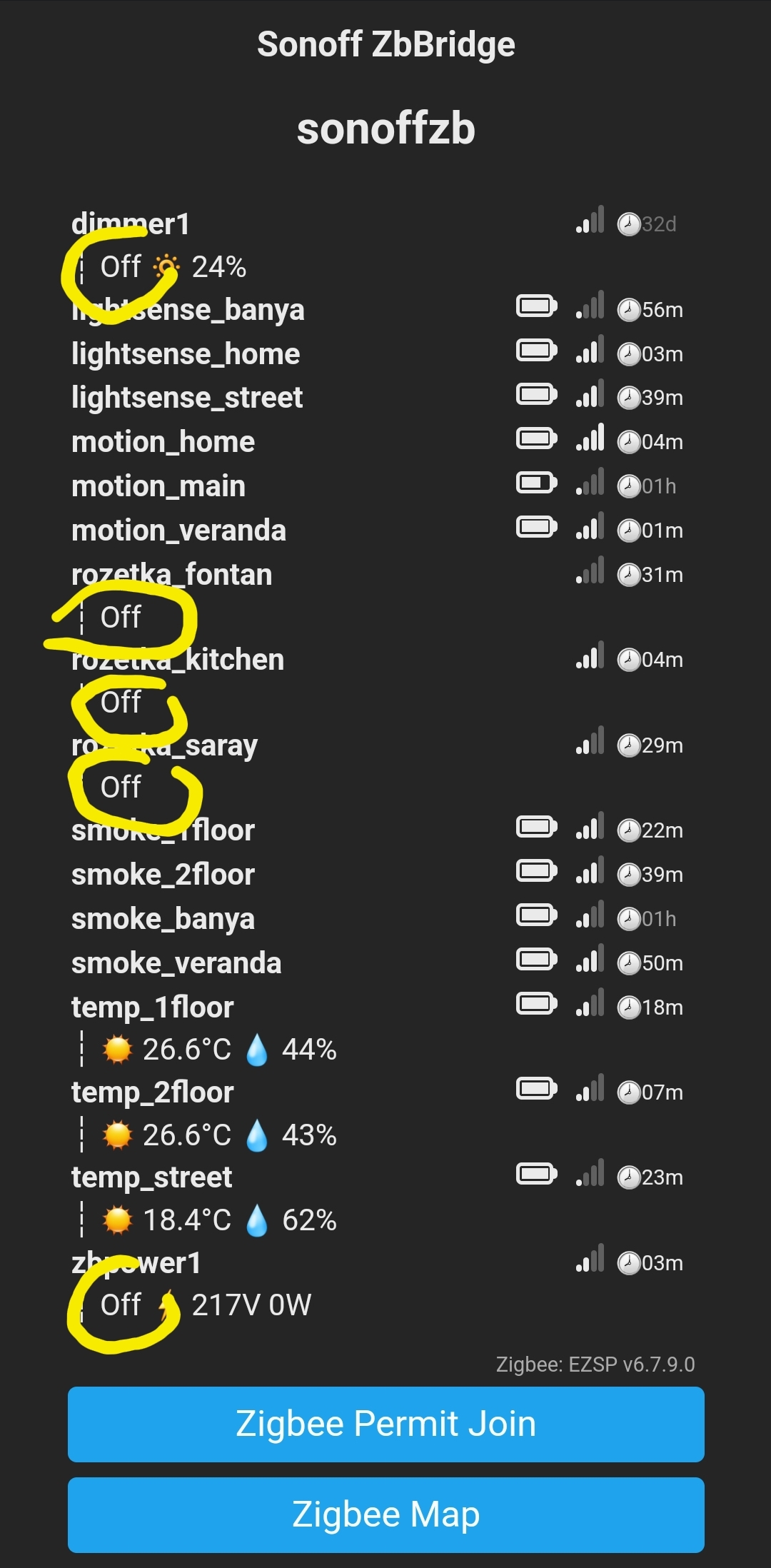 Add possibility to toggle power zigbee devices in webui for Sonoff ZbBridge · arendst Tasmota ...