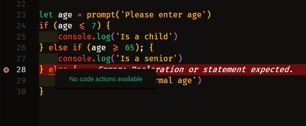 Quick Fix feature not working - Really confused. · Issue #71579 · microsoft/vscode · GitHub