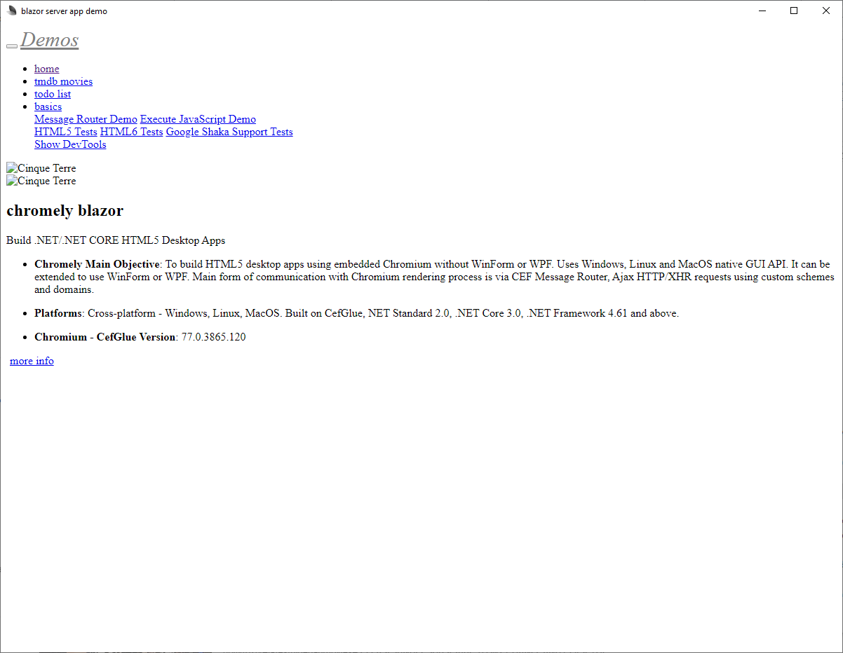 Running Blazor Server App · Issue #166 · chromelyapps/Chromely · GitHub