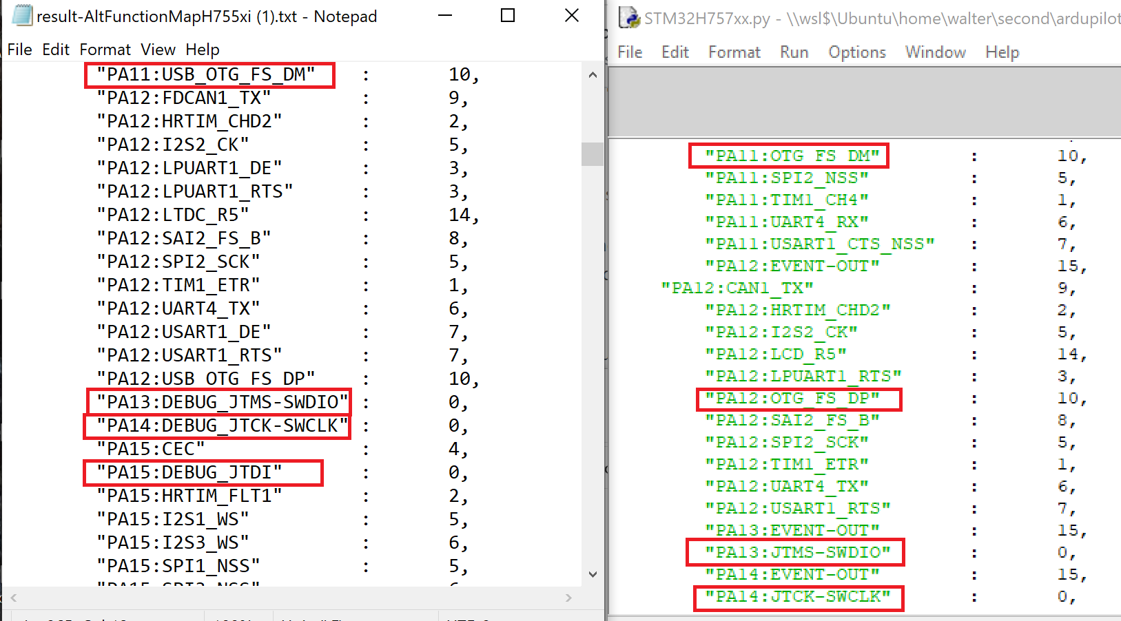 AP_HAL_ChibiOS: af_parse_cubemx.py issue? · Issue #20124 · ArduPilot/ardupilot · GitHub