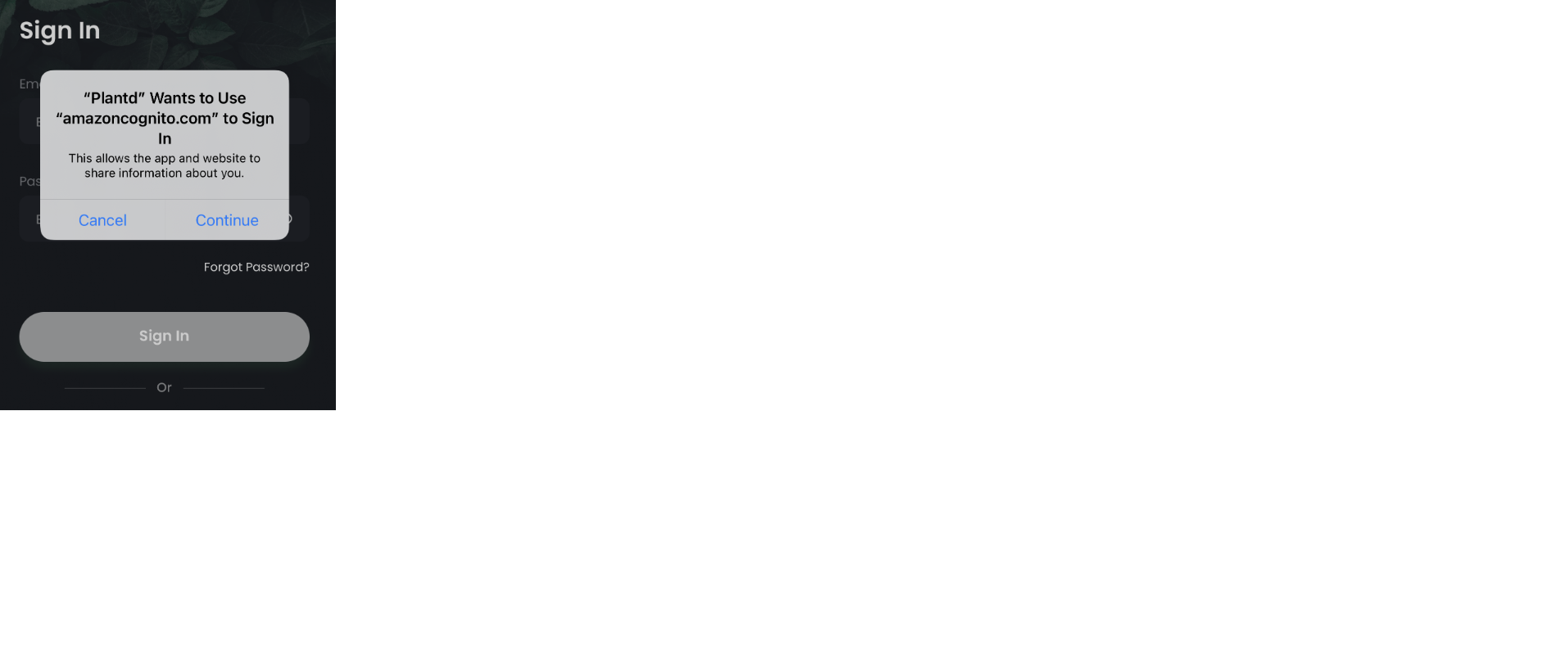 Trying Auth.signout to clear the cognito session, shows a pop-up "Appname" wants to use ...