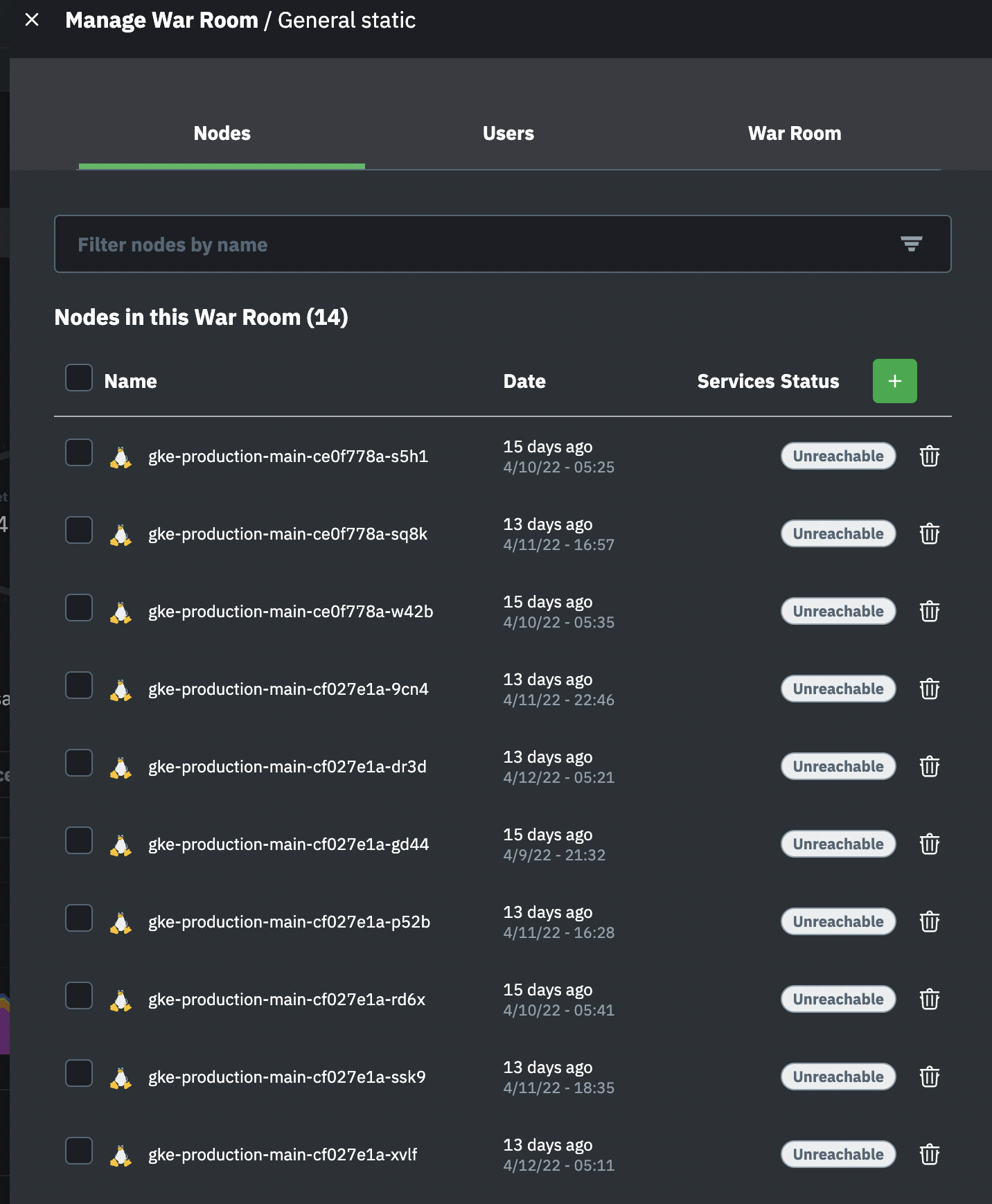 [Bug]: Mass removal of unreachable nodes from War Room doesn't work · Issue #410 · netdata ...