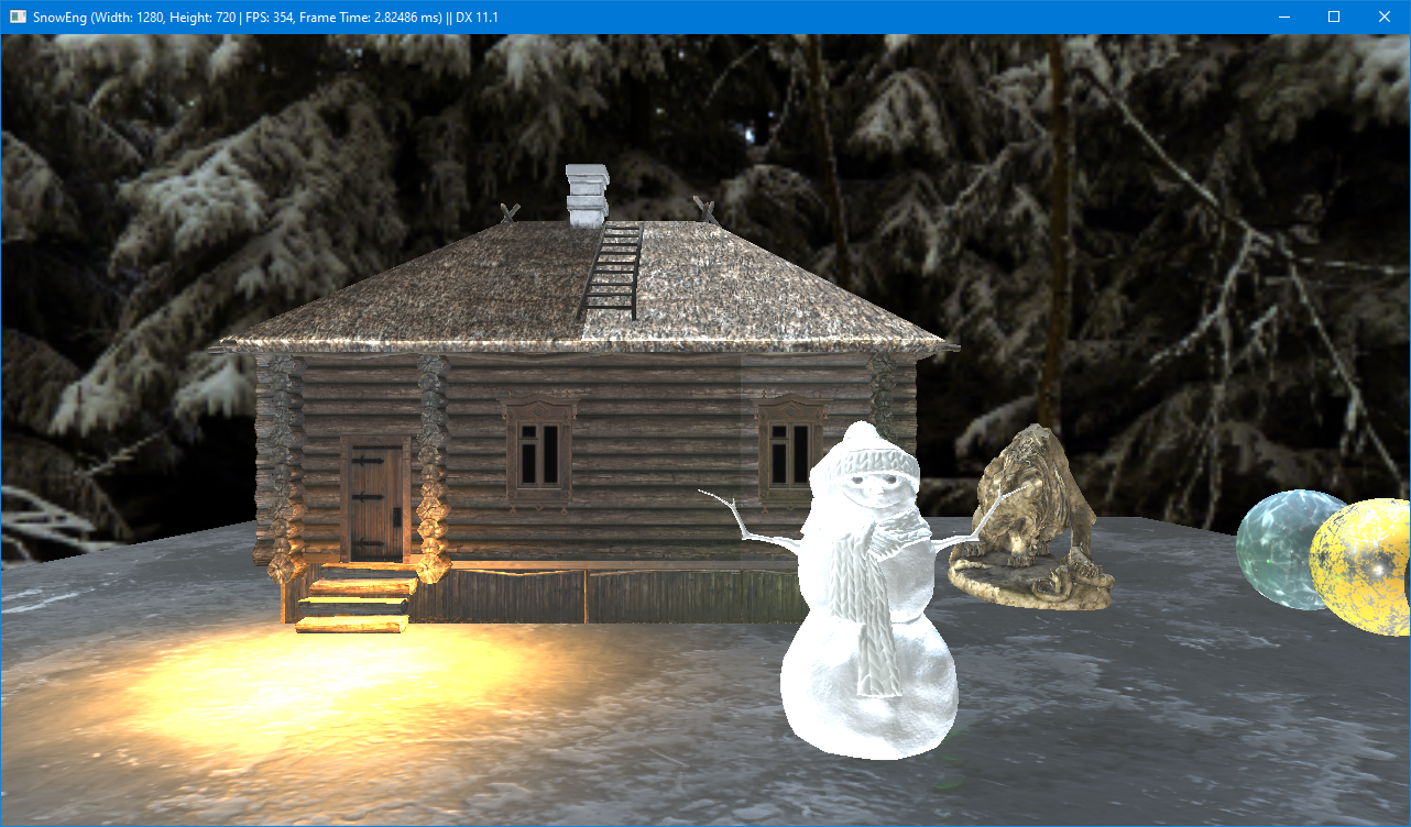 GitHub - Xeais/SnowEng: A small PBR-renderer with Direct3D 11