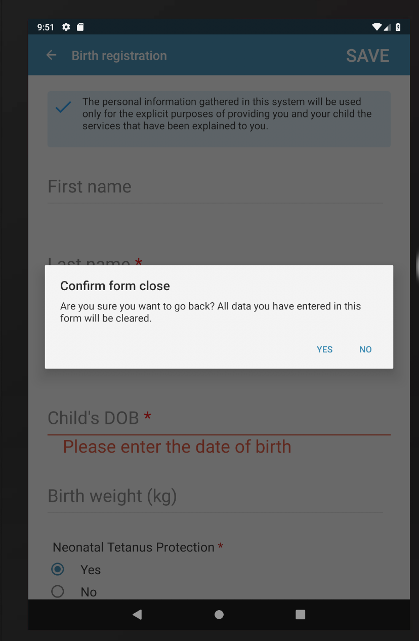 Registration of Child Demographic and Bio Data · Issue #8 · opensrp/opensrp-client-giz-malawi ...
