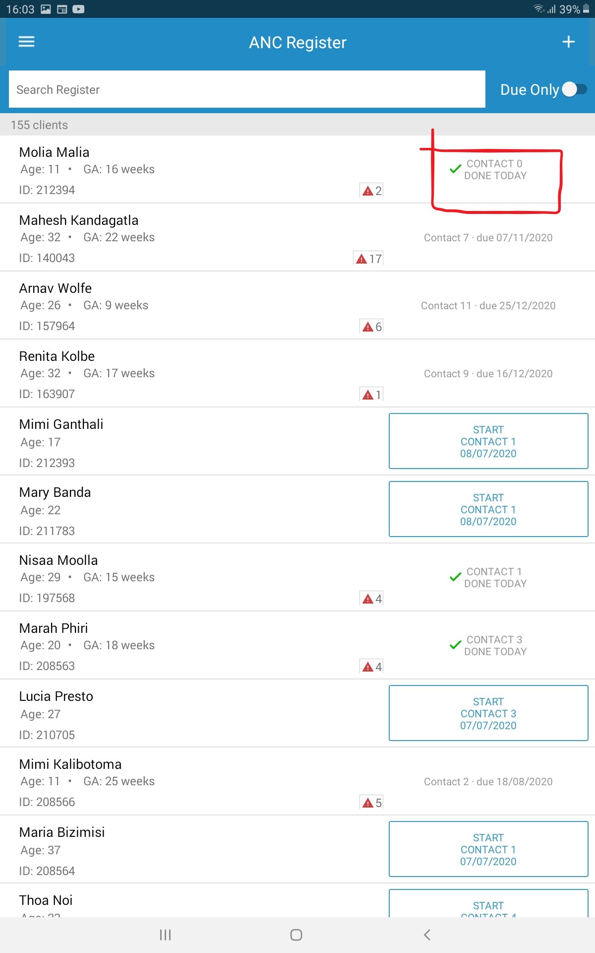 ANC v0.2.34 issues #1 · Issue #312 · opensrp/opensrp-client-giz-malawi · GitHub