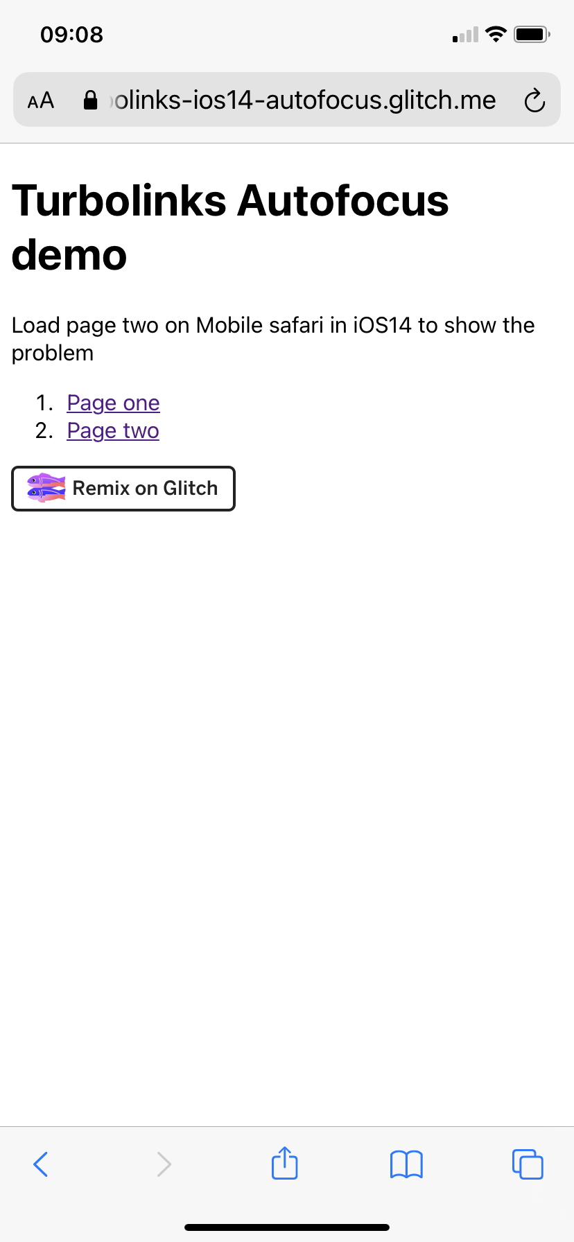 multiple autofocus inputs problems in Mobile Safari / embedded webkit in turbolinks-ios · Issue ...