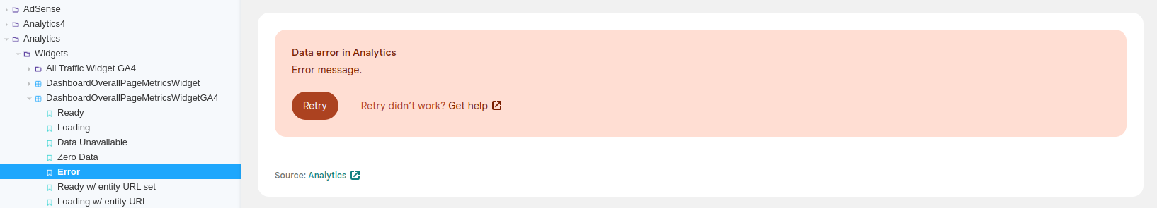 Create GA4 `DashboardOverallPageMetricsWidget` · Issue #6218 · google/site-kit-wp · GitHub