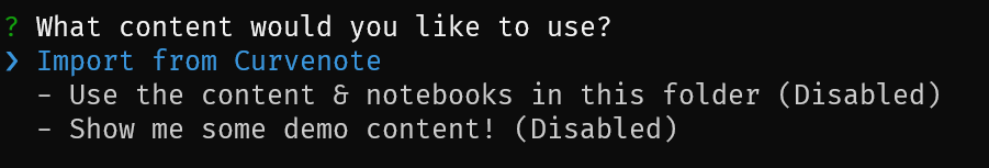 Curvenote init / start results in `command failed` · Issue #293 · curvenote/curvenote · GitHub