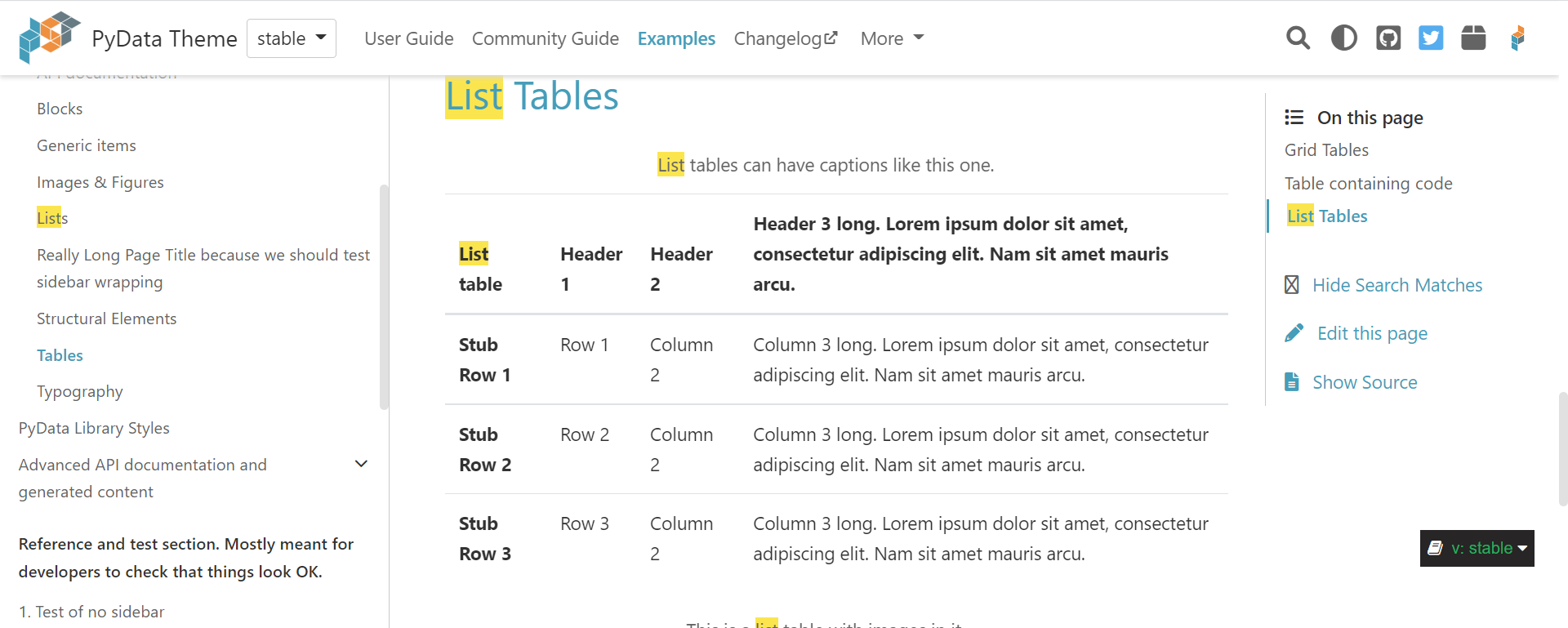 Missing icon in `hide search highlights` button · Issue #982 · pydata/pydata-sphinx-theme · GitHub