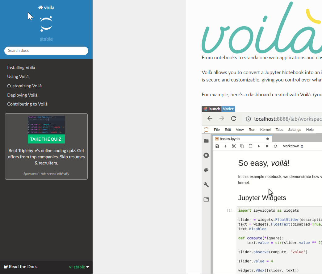 Add A `div` For Readthedocs Ethical Ads · Issue 69 · Pydatapydata Sphinx Theme · Github