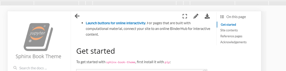 Book Menu Incorrectly Displayed In Ipad · Issue 106 · Executablebooks Sphinx Book Theme · Github