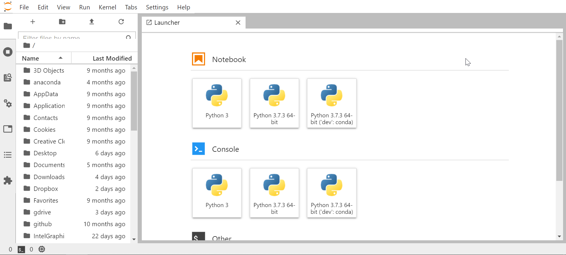 Some UI overlap issues in the beta · Issue #8957 · jupyterlab ...