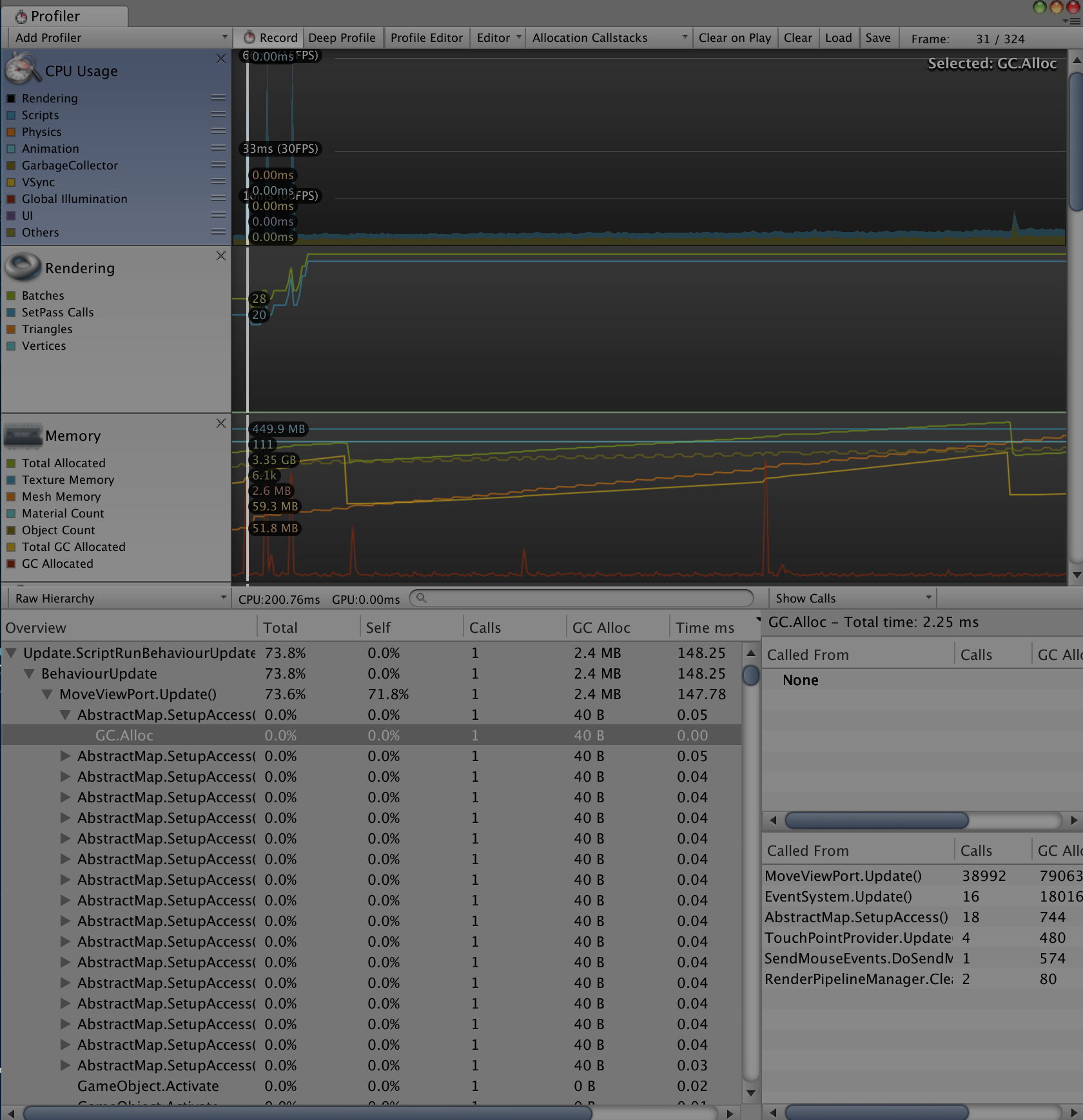 Hiccups When Redrawing Tiles · Issue 1172 · Mapbox Mapbox Unity Sdk · Github