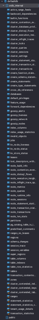 [compatibility] Should it be compatible to CRDB? · Issue #1539 · dbeaver/cloudbeaver · GitHub