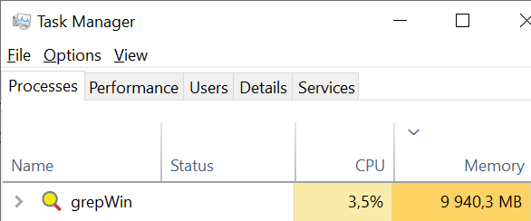 Using a wildcard in the search field results in stack overflow · Issue #135 · stefankueng ...