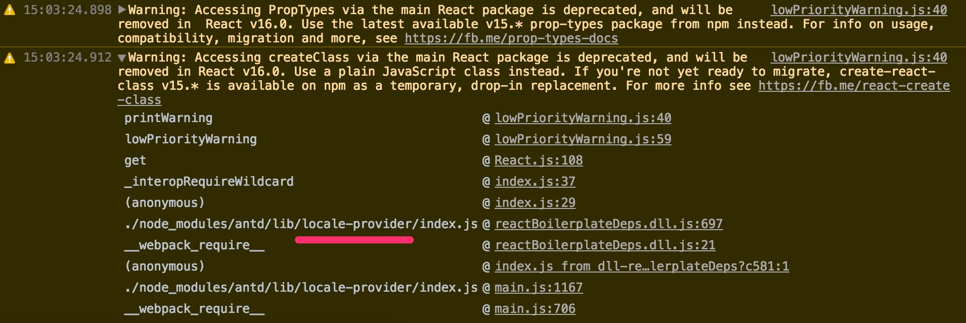 Accessing PropTypes via the main React package is deprecated · Issue #8369 · ant-design/ant ...