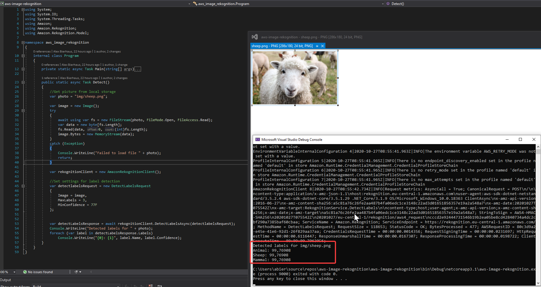 GitHub - abierhaus/aws-image-rekognition: Console application to ...