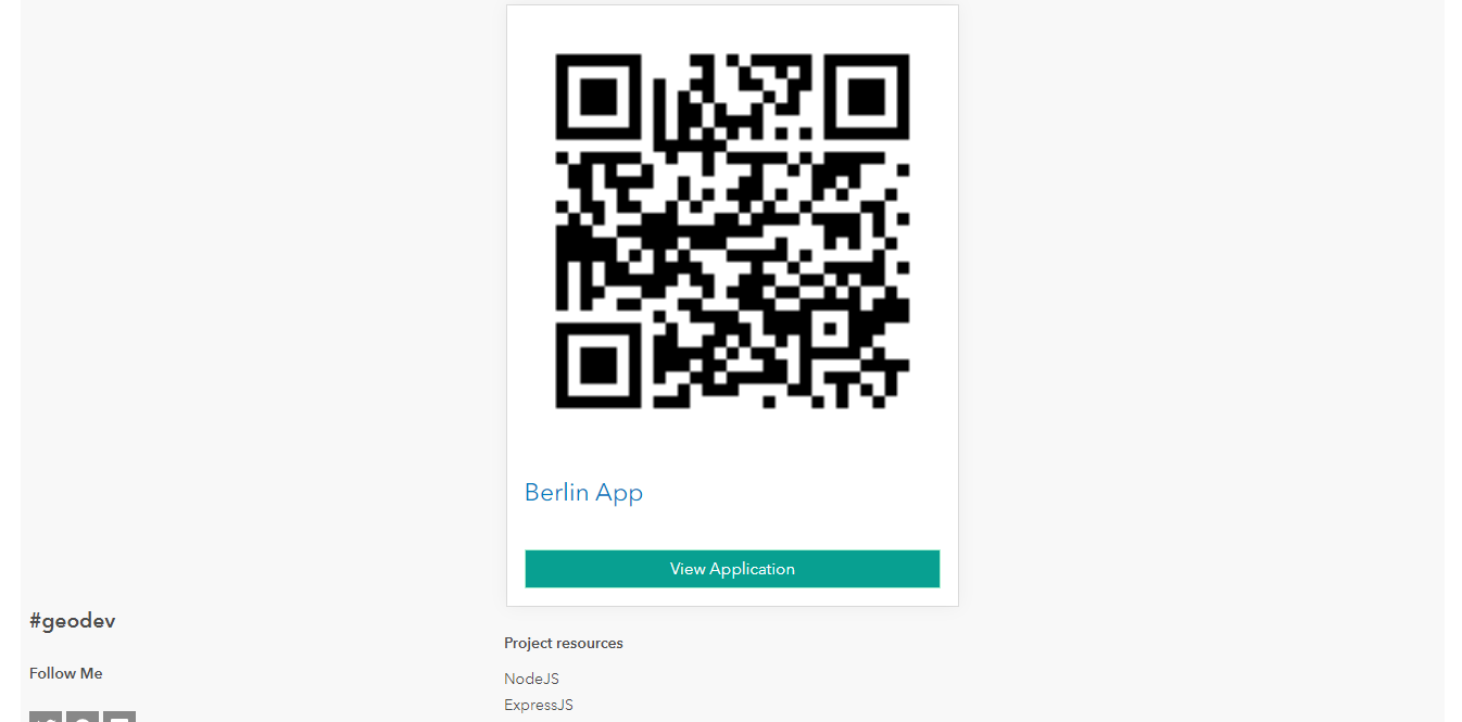 GitHub - ialixandroae/QRGIS: NodeJS API + WebGIS application that allows the user to create ...