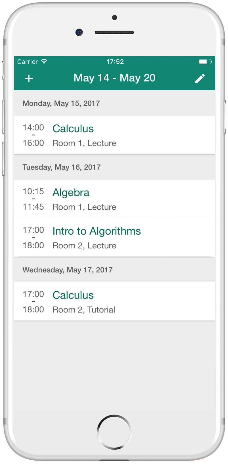 GitHub Dennitz Timetable Simple Timetable App Built With React Native