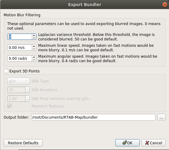 Tutorial "Export Raster Layers to MeshLab" cannot work · Issue #761 · introlab/rtabmap · GitHub