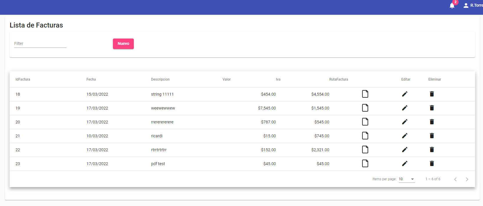GitHub - ricardojavister/angular-demo-crud: This project shows how to Filter, Insert, Update and ...