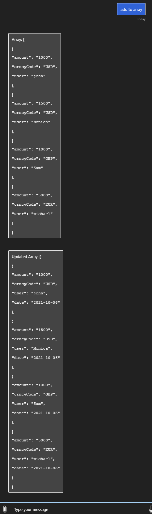 Add An Item To Object In An Array Of Objects · Issue 8713 · Microsoft Botframework Composer