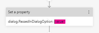 Dialog options, e.g.,`dialog.xxx` cannot be interpreted from a `StringExpression` property of a ...