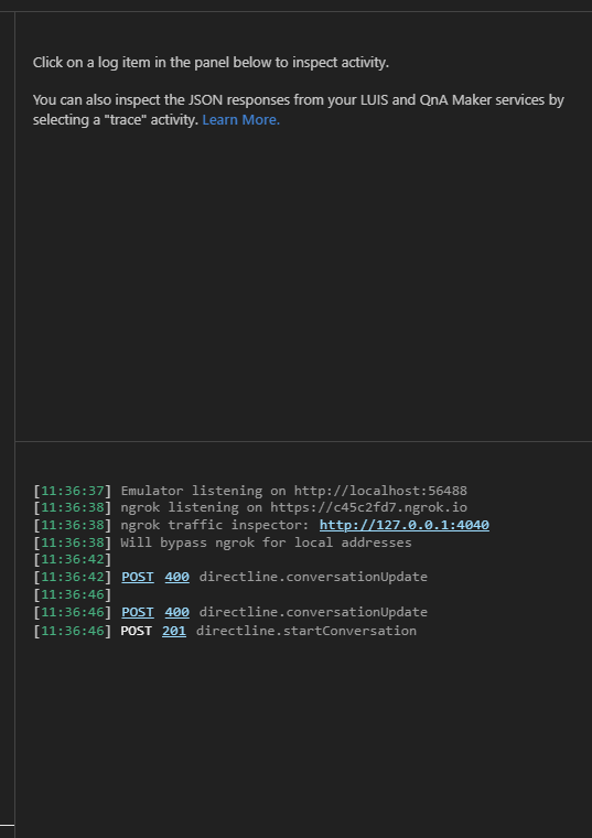 Sample 24 fails to run in emulator · Issue #1709 · microsoft/BotBuilder-Samples · GitHub